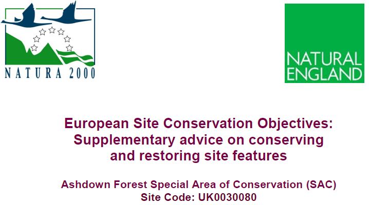 April 2019 - Ashdown Forest SAC: Natural England has published its ...